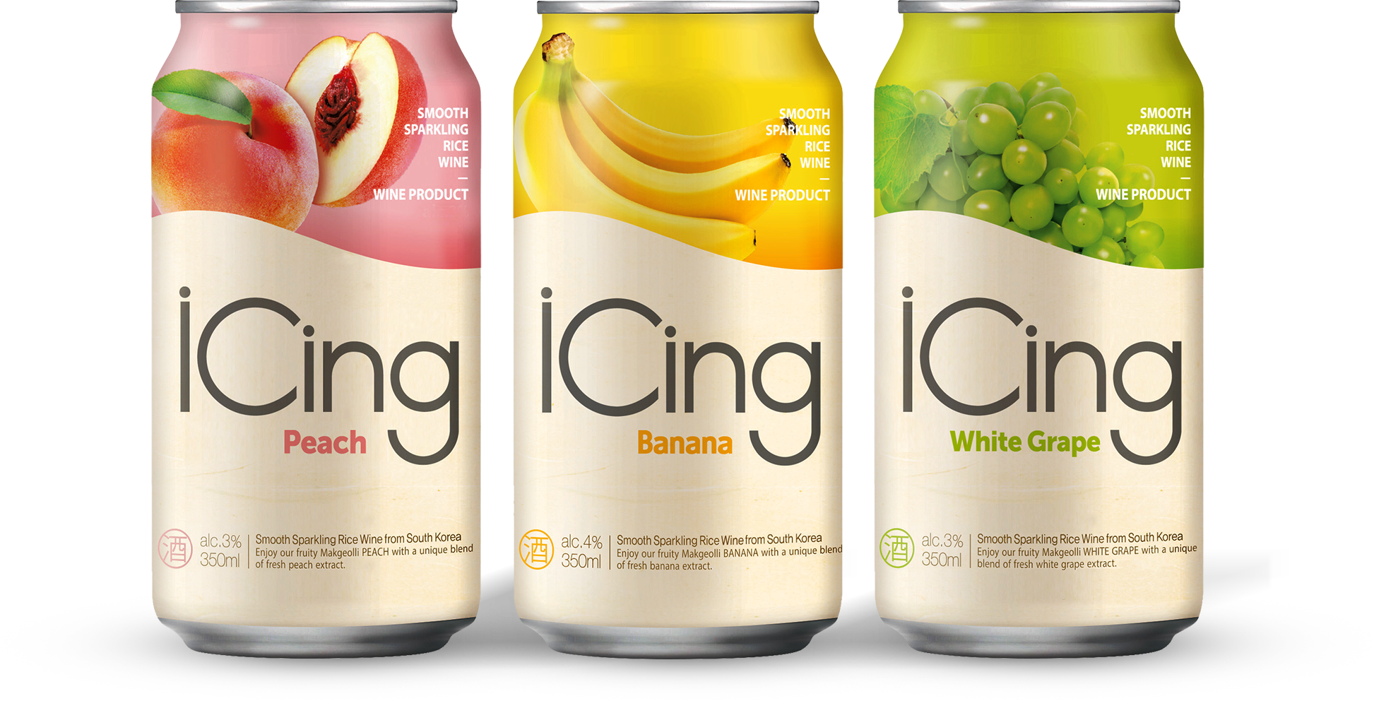 iCing Flavored Sparkling Rice Wine | KOBA Korean BBQ